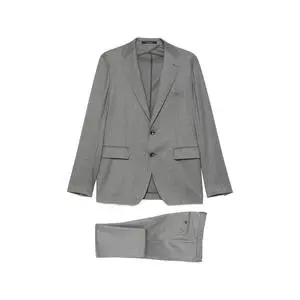 Tagliatore Grey Suits Single Breasted Suits - Gray