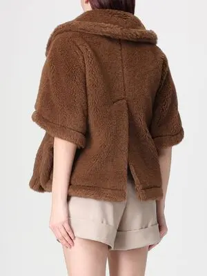 Max Mara Alpaca And Cashmere Fur Coat - Brown