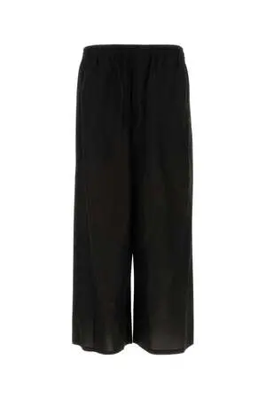 Loewe Viscose Blend Paula S Ibiza Wide-leg Pant - Black