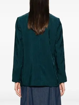 FORTE_FORTE Velvet Single-breasted Jacket - Multicolor