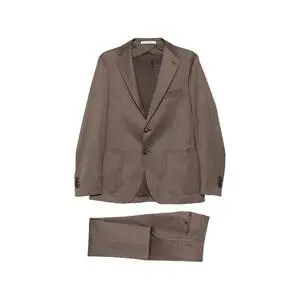 Tagliatore Suits Single Breasted Suits - Brown