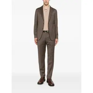 Tagliatore Suits Single Breasted Suits - Brown