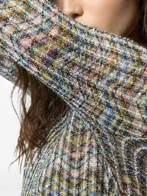 Missoni Zigzag Motif Crewneck Sweater - Multicolor