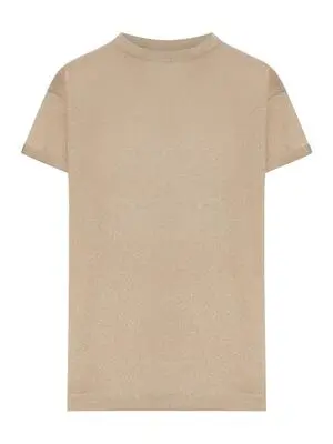 BRUNELLO CUCINELLI Brunello Cucinelli Women Cashmere And Silk Lurex T-Shirt
