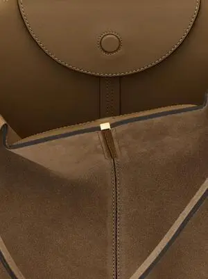 TOD'S Small To Medium Suede Shopping Bag