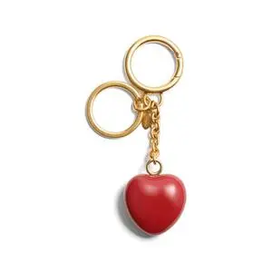 Valentino Garavani Vlogo Signature Enamelled Heart Keyring