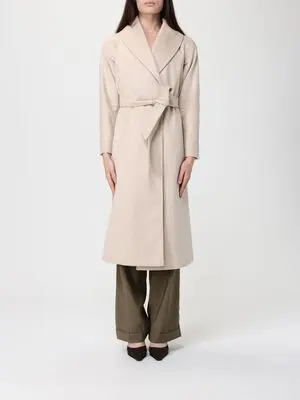 Max Mara Cashmere Blend Coat - Cream