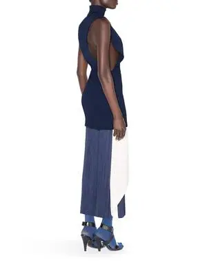 Alaïa Poplin Pointed Skirt - Multicolor