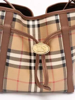 Burberry Mini Drawstring Bucket Bag - Multicolor