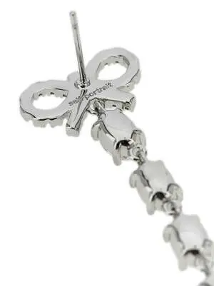 SELF-PORTRAIT Bow Pearl Droplet' Earrings