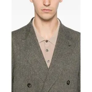 Tagliatore Grey Suits Double Breasted Suits - Gray