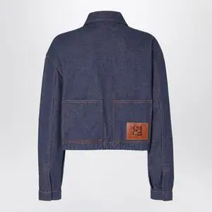 Fendi Navy Denim Jacket - Blue