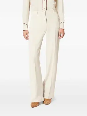Isabel Marant Étoile Neonda Flowing Crepe Pleated Suit Pants - Multicolor
