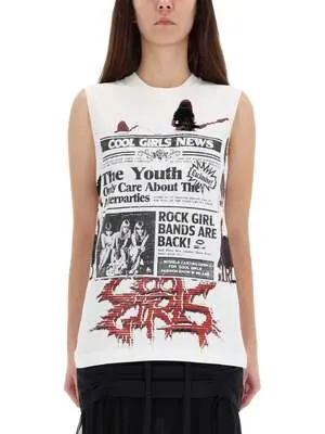 Dolce & Gabbana Top With Print - White