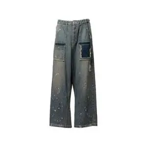 Mihara Yasuhiro Trousers Straight Trousers - Blue