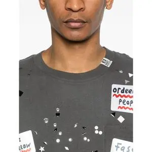 Mihara Yasuhiro Grey T-shirts & Vests T-shirts