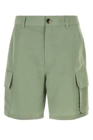 Loewe Sage Canvas Paula S Ibiza Bermuda Shorts - Green
