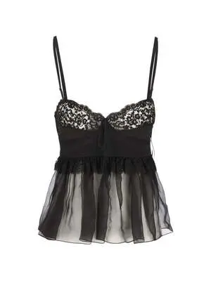 Chloé Silk Lingerie Top - Multicolor