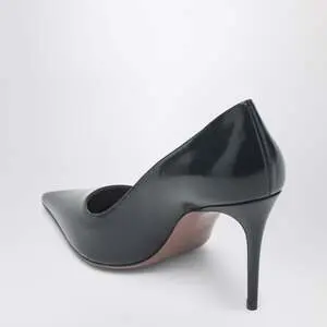 Paris Texas Vera 85 Leather Pumps - Black