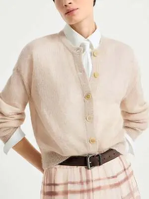 Brunello Cucinelli Wool Cardigan - Multicolor