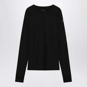 Moncler Rick Owens Cotton Sweater - Black