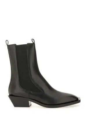 AeydĒ Leather Chelsea Boots - Black