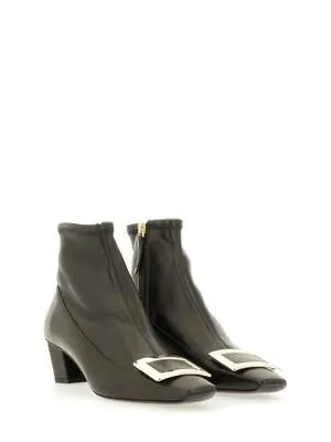 ROGER VIVIER Belle Vivier Ankle Boot - Black