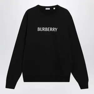 Burberry Slim Cotton Terry-effect Sweatshirt - Black