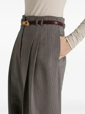 Alberta Ferretti Wool Blend Tailoring Trousers