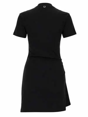 Rabanne Piercing Detail Mini Dress - Black