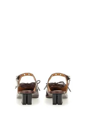 GANNI Lace-up Mule - Multicolor