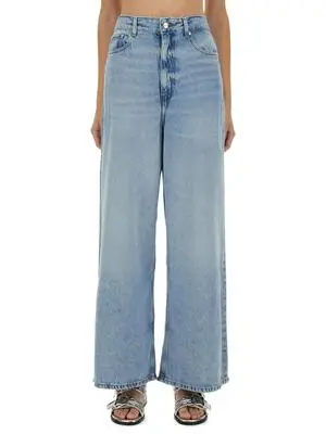GANNI Baggy Denim Trousers