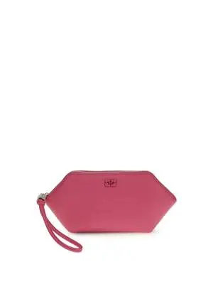 GANNI Embellished Makeup Pouch - Pink