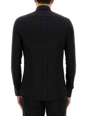 Dolce & Gabbana Gold Poplin Stretch Shirt