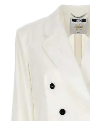 Moschino Double-breasted Cotton Blazer