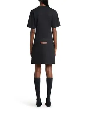 COURREGES Printed Cotton Jersey T-shirt