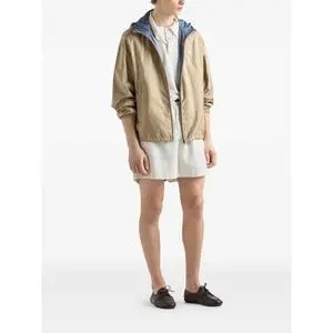 Prada Re-nylon Reversible Hooded Jacket