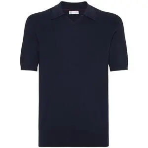 Brunello Cucinelli Polo Shirts - Blue