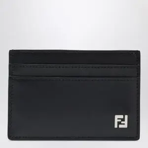 Fendi Ff Squared Card Holder - Black