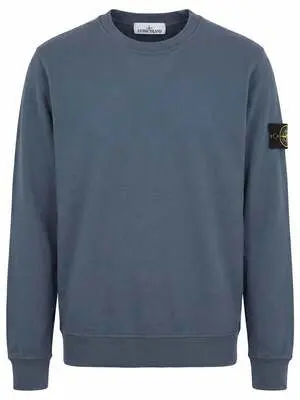 Stone Island Organic Cotton Fleece Sweatshirt