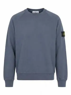 Stone Island Organic Cotton Fleece Sweatshirt - Multicolor