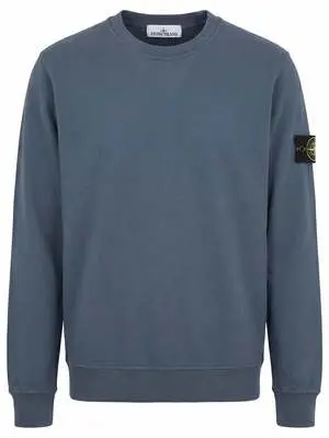 Stone Island Organic Cotton Fleece Sweatshirt - Multicolor