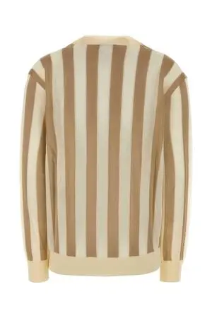 Fendi Embroidered Silk Blend Sweater - Multicolor