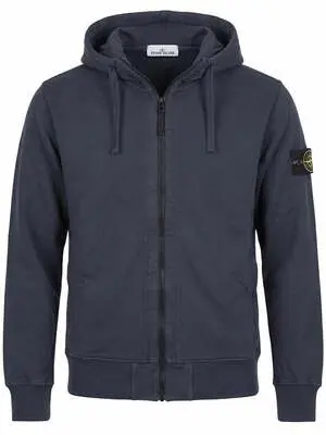 Stone Island Organic Cotton Fleece Hoodie Sweatshirt - Multicolor