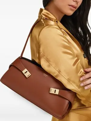 FERRAGAMO Hug E/w Leather Shoulder Bag - Multicolor