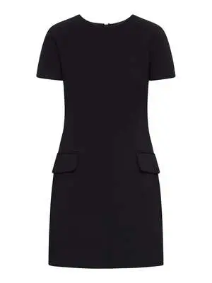 Sportmax Hourglass Jersey Dress - Black