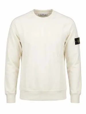 Stone Island Organic Cotton Fleece Sweatshirt - Multicolor