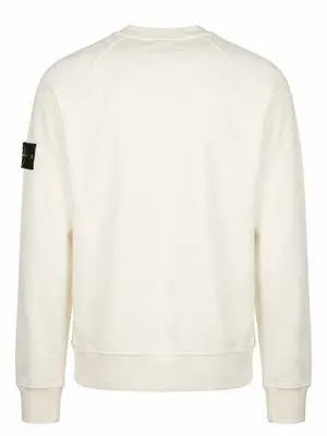 Stone Island Organic Cotton Fleece Sweatshirt