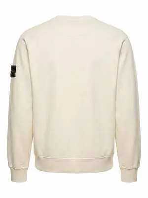 Stone Island Organic Cotton Fleece Sweatshirt