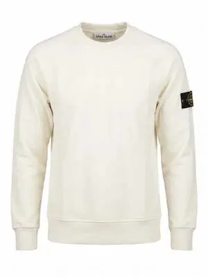 Stone Island Organic Cotton Fleece Sweatshirt - Multicolor